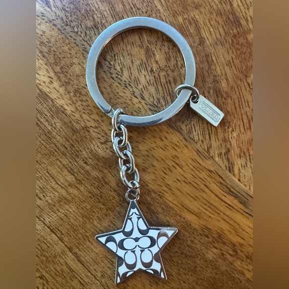 Coach | Other | Coach Enamel Signature C Star Keychain | Poshmark